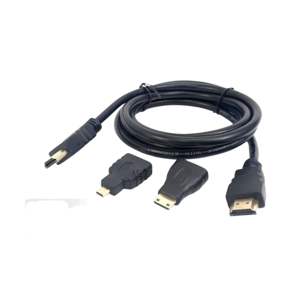 Kabel HDMI 3 IN 1 | HDMI, MINI, MICRO - Metrokomputer | Pusat Laptop ...